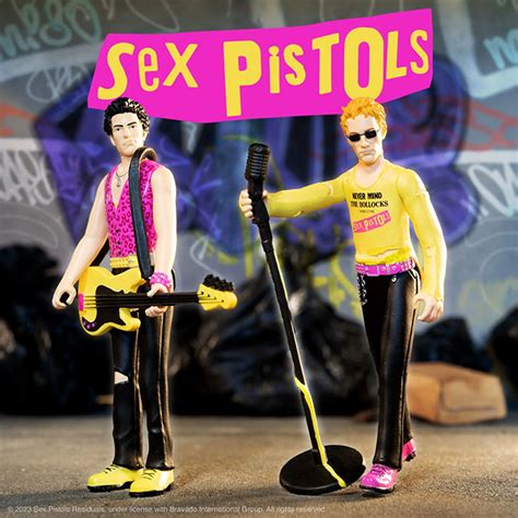 Sex Pistols Sid Vicious Wave 2 Reaction Figure By Super 7