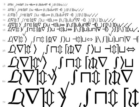 Insight Math Symbol Ssi Truetype Font