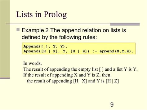 Prolog Programming
