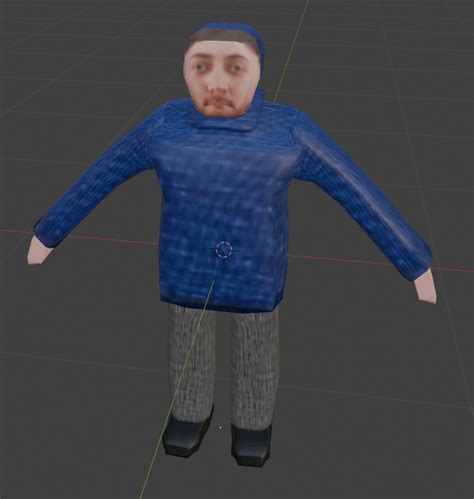 So I Made A Ps1 Guy In Blender But Then I Got Carried Away R Ps1graphics