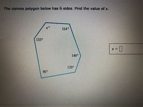 Answered The Convex Polygon Below Has 6 Sldes … Bartleby