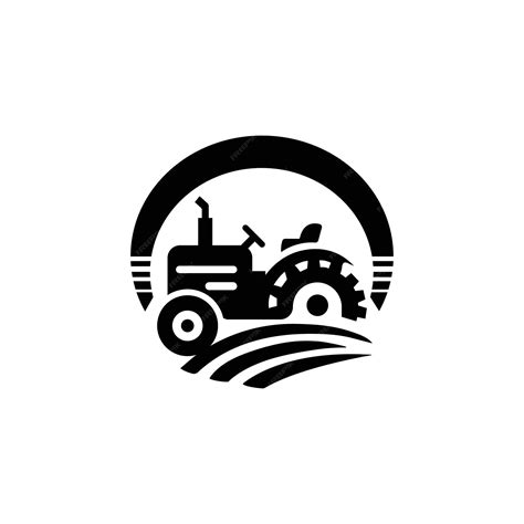 Premium Vector Tractor Illustration Emblem Logo Vector