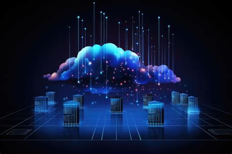 Premium Ai Image Cloud Data Storage Database Firewall Internet