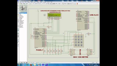 Pic16f877a Lcd Keypad PANEL RS485 USB Avi YouTube