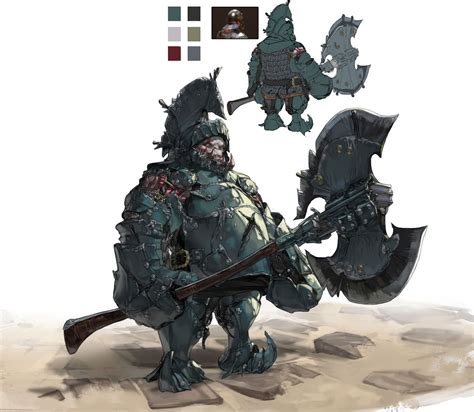 Artstation 오크 전사