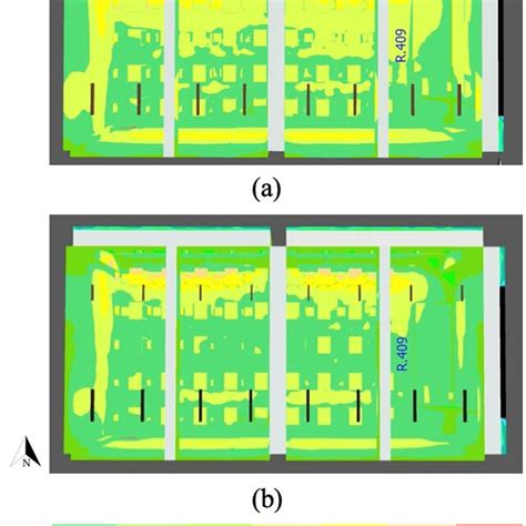 A Dialux Simulation Of Strategy 1 B Dialux Simulation Of Strategy Download Scientific
