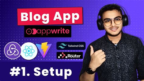 1 Setup Full Stack Blog Application Using Appwrite React Js Tailwind Css React Router Dom