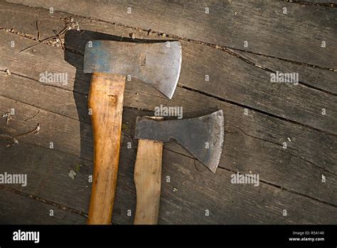 Aged Axes Hi Res Stock Photography And Images Alamy