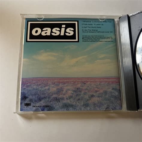 Oasis Whatever Cd 1994 Japan Esca 6127 Retro Unit