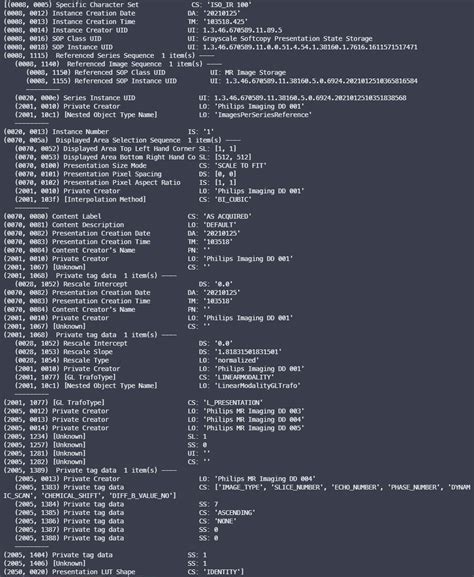 Unable To Access Mr Data Rescale Slope · Issue 1612 · Pydicom