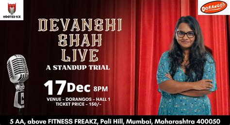 Devanshi Shah Live A Stand Up Trial