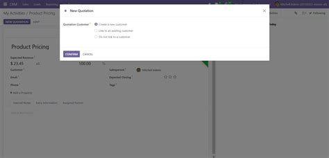 My Activity Management Odoo V16 Community Edition Book
