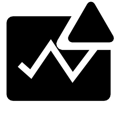 Line Chart Alerted Vector SVG Icon SVG Repo
