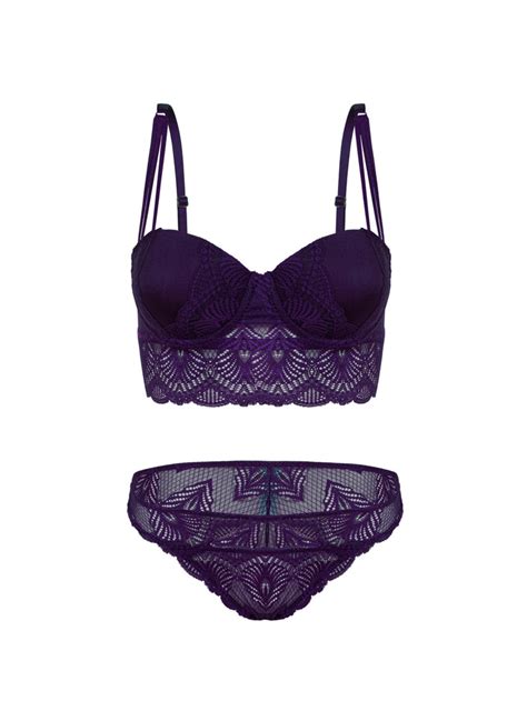 Purple Bra Set
