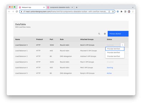 Bug `overflowmenu` Placed In `datatable` Rows Has Incorrect Styling · Issue 13518 · Carbon