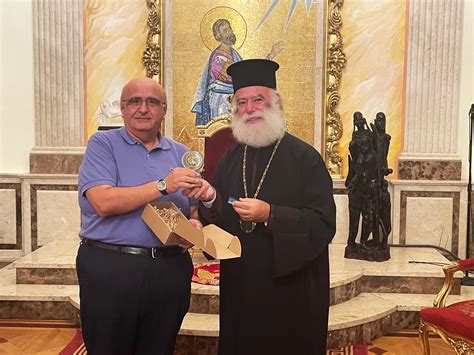 ΕΠΙΣΚΕΨΗ ΑΝΤΙΠΡΟΣΩΠΕΙΑΣ ΤΟΥ ΠΑΝ ΜΙΟΥ ΠΑΤΡΩΝ ΣΤΟ ΠΑΤΡΙΑΡΧΕΙΟ ΑΛΕΞΑΝΔΡΕΙΑΣ Πατριαρχείο Αλεξανδρείας