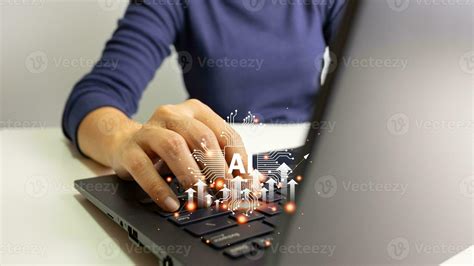 Ai Tecnología Artificial Inteligencia Chatbot Charla Y Hablar Con Ai Utilizando Ordenador