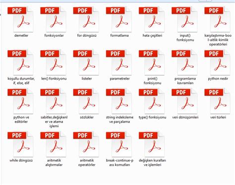 Bir Senelik Python Ders Notları Teknolojik Öğretmenler