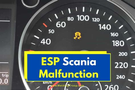 ESP Warning Light Issues In Scania Trucks ESP Malfunction