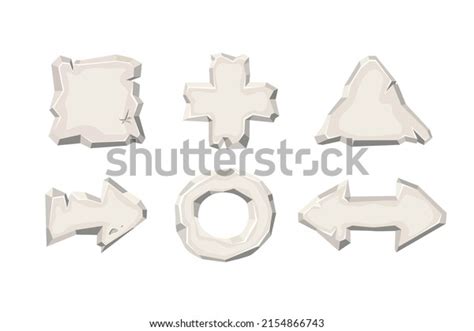 흰색 바탕에 Ui 록 단추 모음인 스톡 벡터로열티 프리 2154866743 Shutterstock