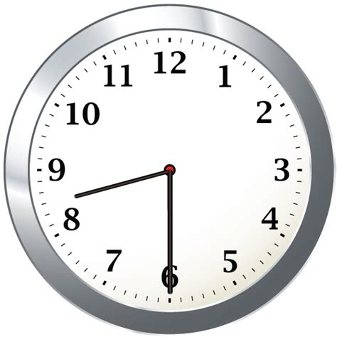 8 00 Clock Clipart With No Hand