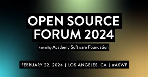 Academy Software Foundations Open Source Forum The Alliance For Openusd Aousd