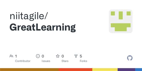 Github Niitagilegreatlearning