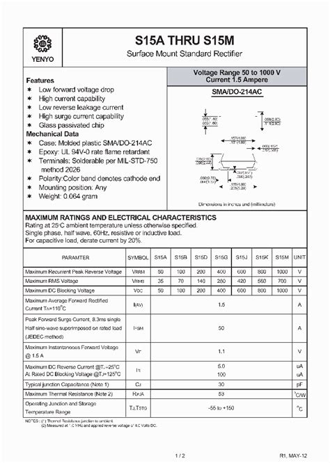 S15B_8397698.PDF Datasheet Download --- IC-ON-LINE