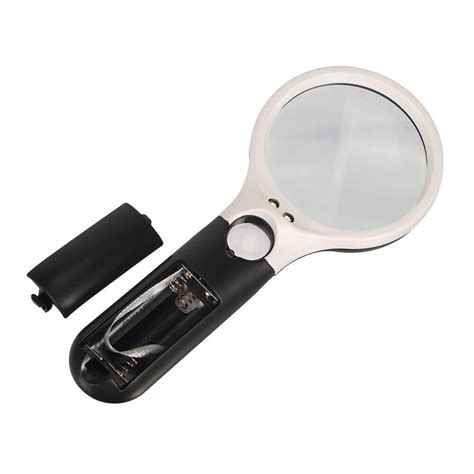 3 Led Light 45x Handheld Magnifier Reading Magnifying Glass Lens