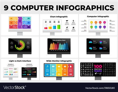 Show Your Interface With 20 Electronic Device Vector Image