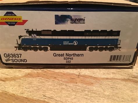 Ho Athearn Genesis G63637 Great Northern Sdp45 Locomotive Gn 332 Dcc