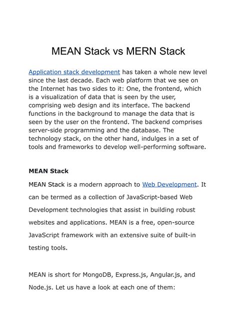 Mean Stack And Mern Stack Developer By Mean Stack Developer Issuu