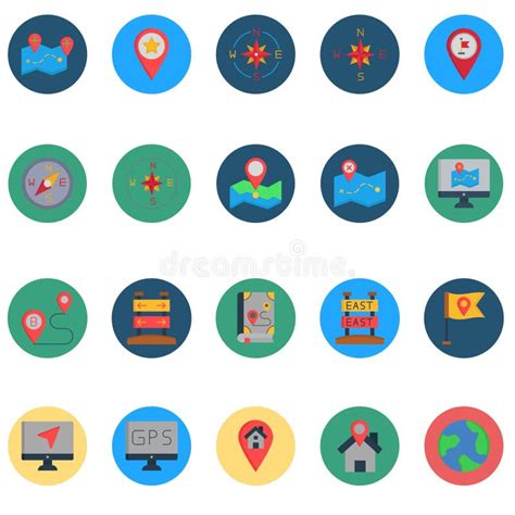 Maps And Location Which Can Easily Modify Or Edit Stock Vector