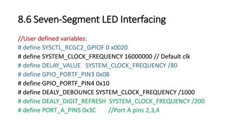 Input Output Interfacing For Led And Switch Pptx Computer Peripherals Computing