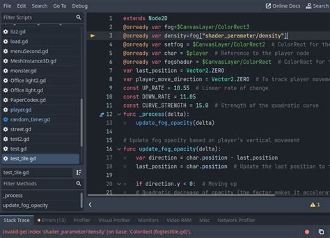 I Wanna Use Shader Parameter In Gdscript Help Godot Forum