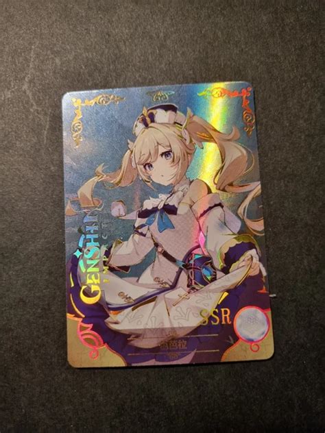Barbara Genshin Impact Goddess Story Ssr Ns 2m02 010 Holo Card