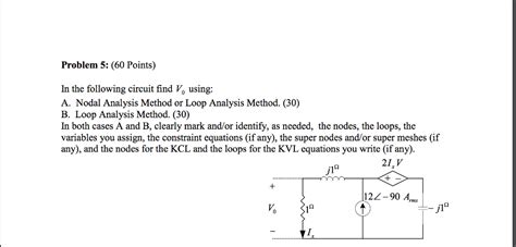 Solved Problem Points In The Following Circuit Find Chegg