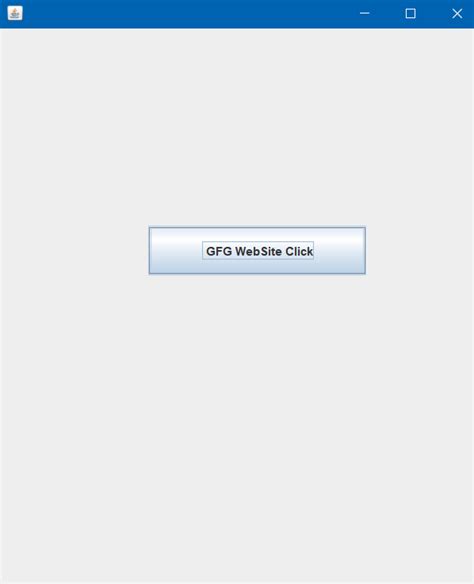 Introduction To Java Swing Geeksforgeeks