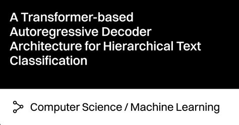 A Transformer Based Autoregressive Decoder Architecture For