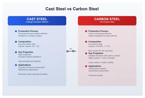 Cast Steel Vs Carbon Steel Whats The Difference Artizono