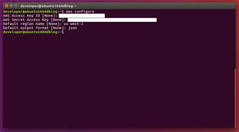 Installing And Configuring Aws Cli On Ubuntu Desktop Dmitry Zinchenko