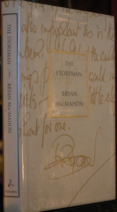 The Storyman By Macmahon Bryan Very Good Hardcover 1994 1st Edition James Howell Rare Books