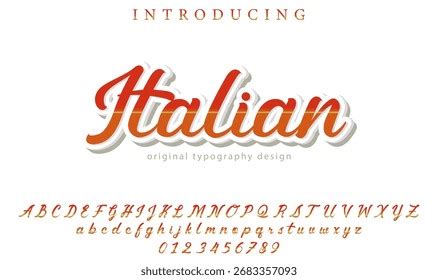 1 673 Vintage Italian Font Stock Vectors And Vector Art Shutterstock