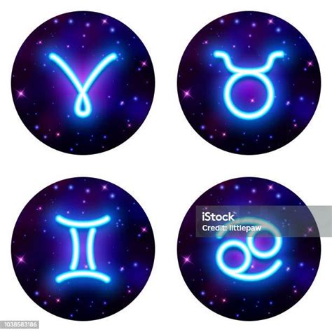 양자리 황소 자리 쌍둥이 자리 암 조디악 표지판 별자리 상징 벡터 일러스트 레이 션 0명에 대한 스톡 벡터 아트 및 기타 이미지 0명 게자리 드로잉 Istock