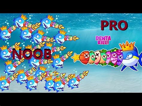 NOOB VS PRO FISH IO GAMEPLAY YouTube