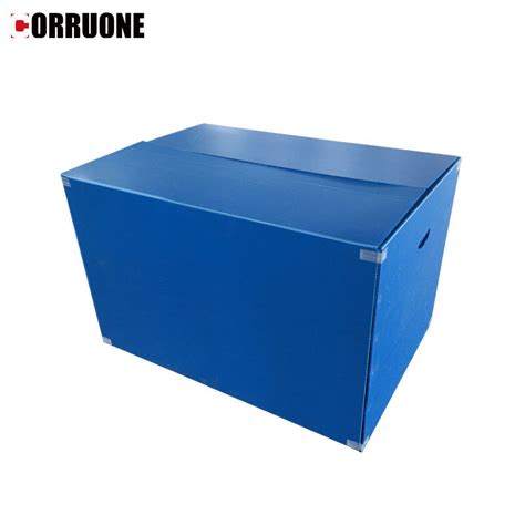 Waterproof Correx Pp Corrugated Box 12mm Thick Corflute Storage Boxes