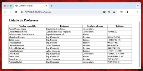 Crud En Laravel Listar Registros Norvic Software