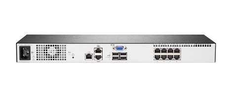 Hpe 1x1x8 G4 Kvm Ip Console Switch Kvm Switch 8 Ports Rack Mountable