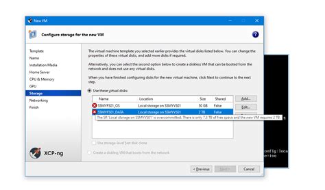 Storage Overcommitted Error While It Is Not · Issue 567 · Xcp Ngxcp