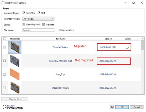 cómo identificar la versión de los archivos de inventor y migrarlos a